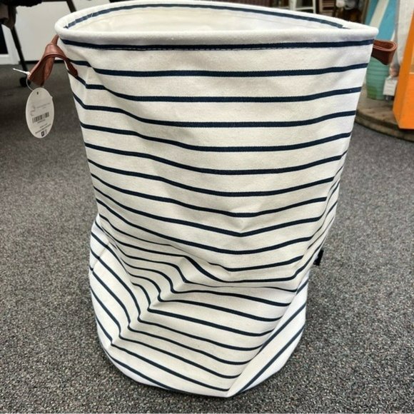 Hometown Haven Boutique | Storage & Organization | White Canvas Hamper ...